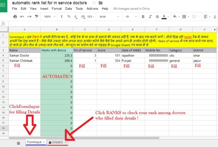 In service doctors rank list - Sarkari Doctor